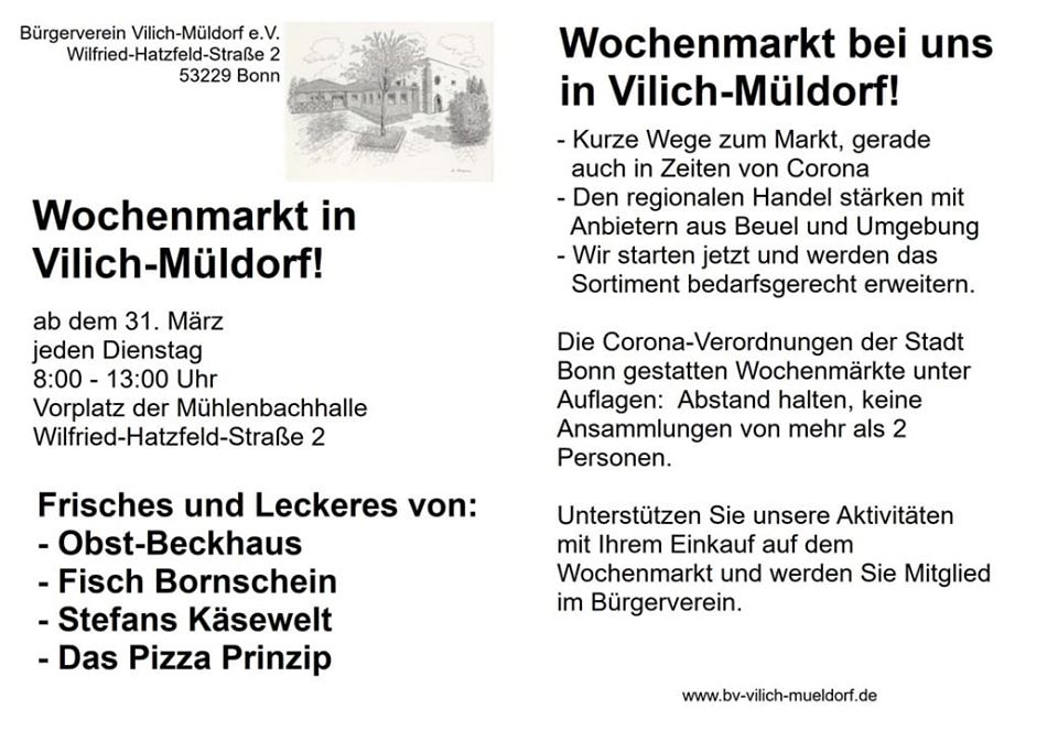 Neuer Markt in Vilich-Müldorf – Bonn.Market